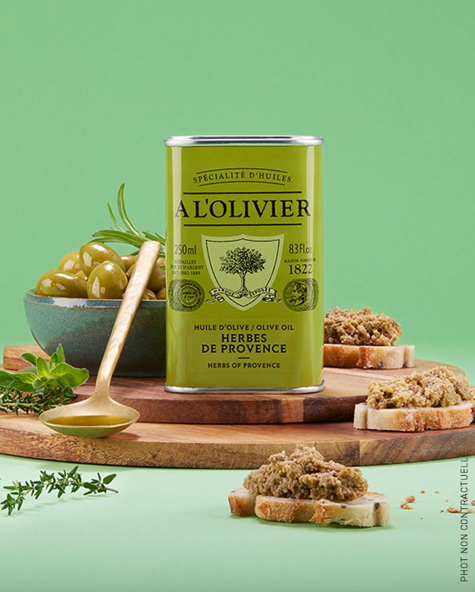 Provençal herbs infused olive oil - Oils - A l'Olivier
